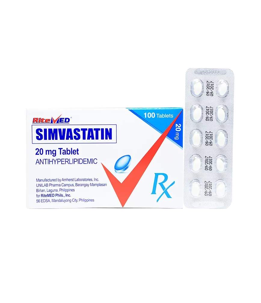 ROSE PHARMACY Simvastatin 20mg Film-Coated Tablet 1's price in the ...